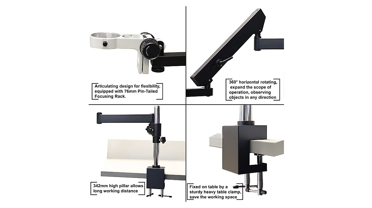 Parco Scientific PA-8 Articulating Microscopy Stand - Flexible & Precise