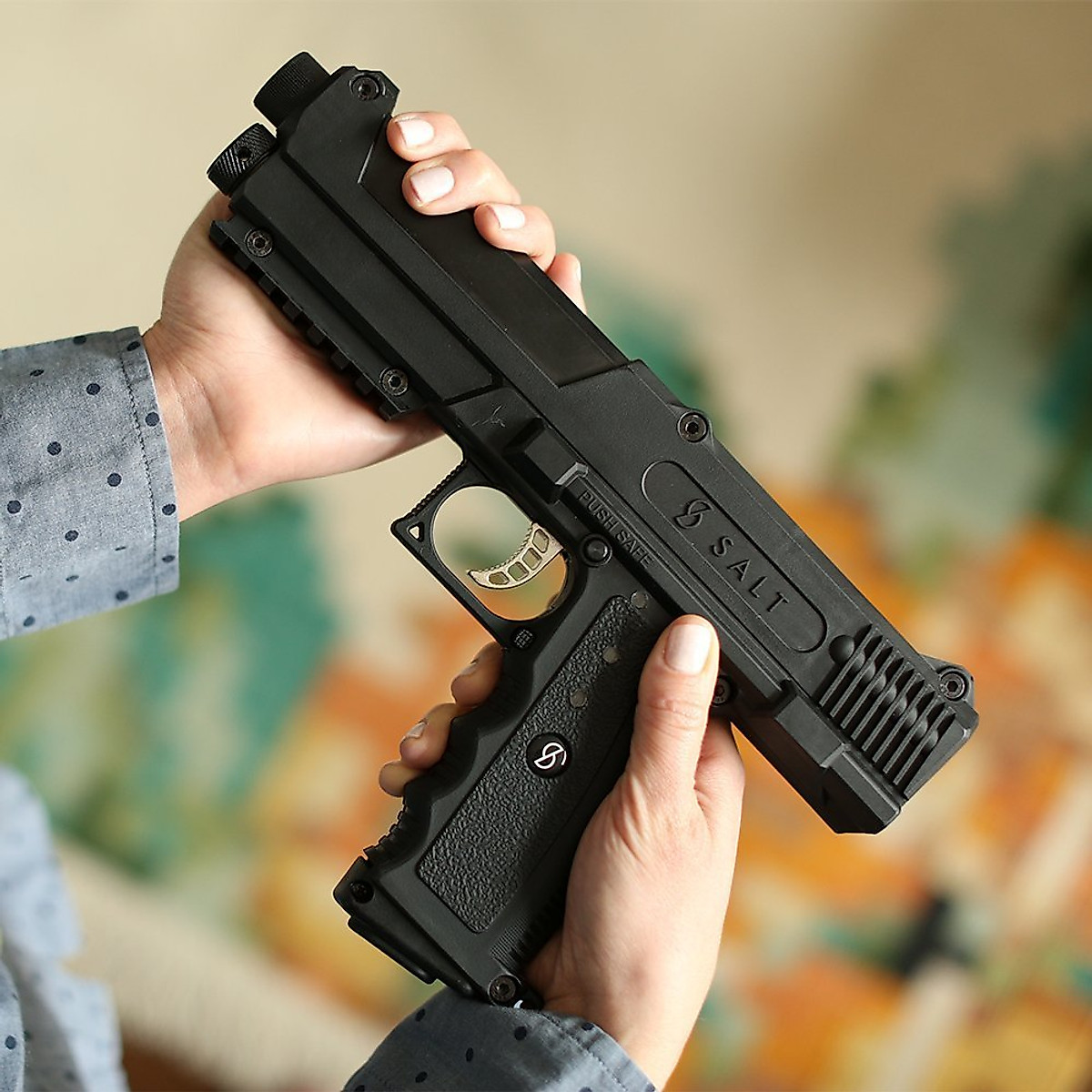 Salt Supply Pepper Spray Gun Self Defense Kit Medium