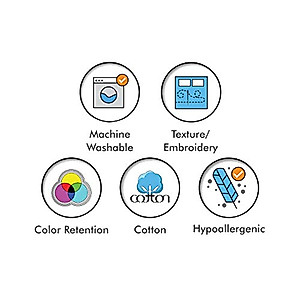 Donna Sharp Throw Pillow - Bear Creek Lodge Decorative Throw Pillow with Bear Pattern - Square