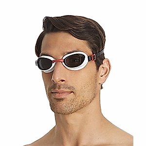 Speedo Adult Aquapure Goggle - Red/smoke