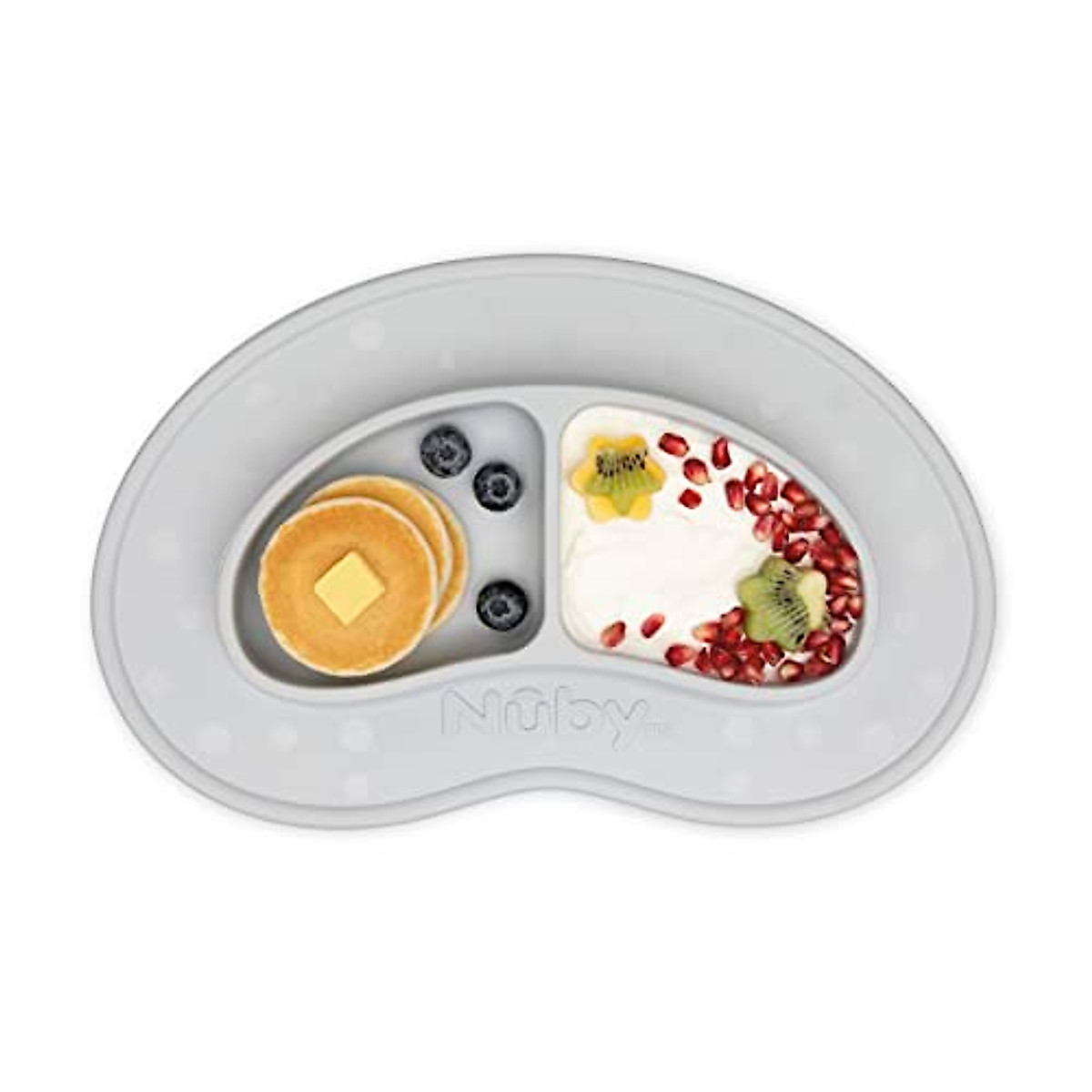 Nuby Sure Grip Miracle Mat, BPA Free, 6+m, Gray