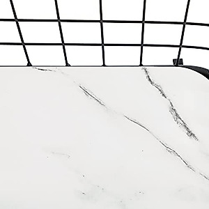 DOEWORKS L-Style Laundry Rolling Basket Cart with Clothes Hanging Bulter and Wheels, Laundry Hamper Sorter for Lavatory with Hanging Bar, Black