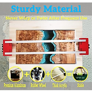 Router Sled,3 Axis Adjustable,Slab Flattening Mill,Slab Jig-Restricted Position,Router Sled for Woodworking