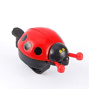 Ladybug Bike Bell, Clear Loud Sound Bell Ring Warning Bell for Children Toddler Outdoor Fun