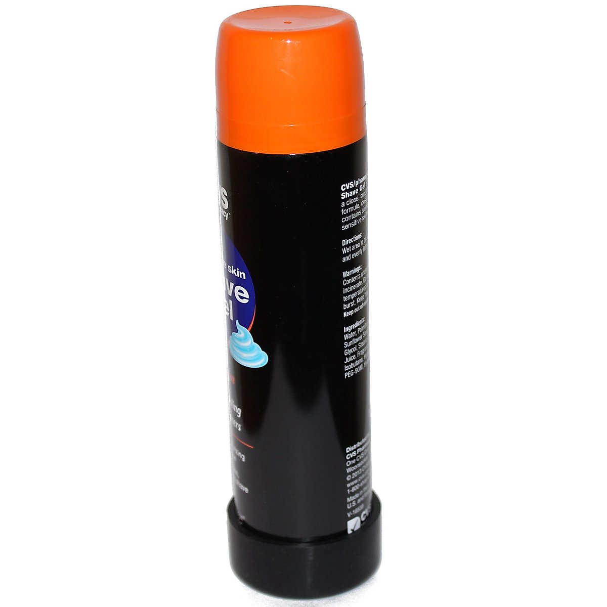 Rust-O-Less | Stops Shaving Cream Can Rust | Black | Regular-Gel Sized
