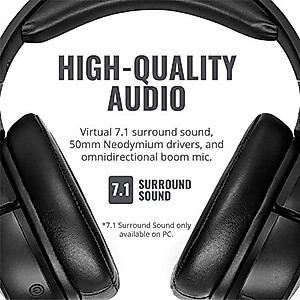 Cooler Master MH670 Gaming Headset with 2.4GHz Wireless, Virtual 7.1 Surround Sound, Durable Aluminum Frame, Detachable Omni-Directional Boom Mic, PC/Console/Mobile Connectivity (MH-670)