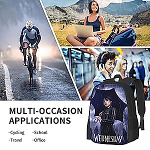 Lightweight Backpack 3D Printed Backpack Travel Outdoor Camping Backpack 17 Inch