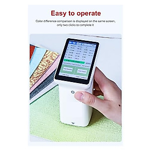Colorimeter, Handheld Colorimeter, Portable Color Difference Meter, High Accuracy Color Analyzer with LED Screen Display