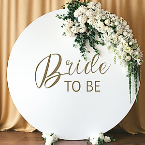 3pcs Bride to Be Decals, Creative Wedding Shower Decorations Adorable Bridal Shower Sticker Engagement Party Decoration for Wall Door Balloon Arch Backdrop