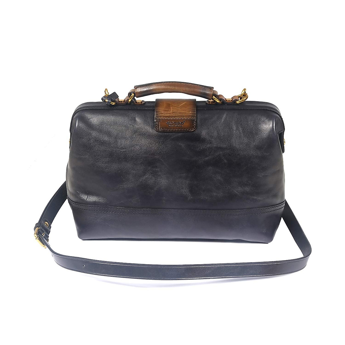OLD TREND Genuine Leather Doctor Satchel (Grey)