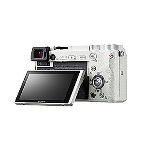 Sony Alpha a6000 Mirrorless Digital Camera with 16-50 mm Lens, 24 MP (White)