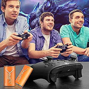 JYJZPB 2800mAhx4 Controller Rechargeable Batteries with Dual Charger for Xbox One/Xbox Series X/Xbox Series S/Xbox One X|S/Xbox One Elite Wireless Controller, Xbox Accessories
