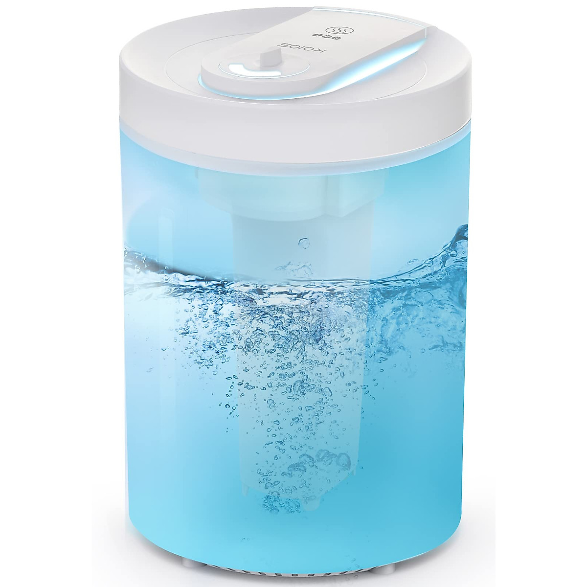 KOIOS Patented Cool Mist Humidifiers (2023 Upgraded), 4L Top Fill Ultrasonic Air Humidifier, Essential Oil Diffuser for Bedroom Large Room Home, 31H Runtime, Whisper Quiet Perfect for Babies, Plants