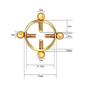 2pcs Fake Nipple Rings,Surgical Steel Nipple Rings,Fake Nipple Piercings Faux Nipple Rings for Women Faux Piercing Jewelry(silver)