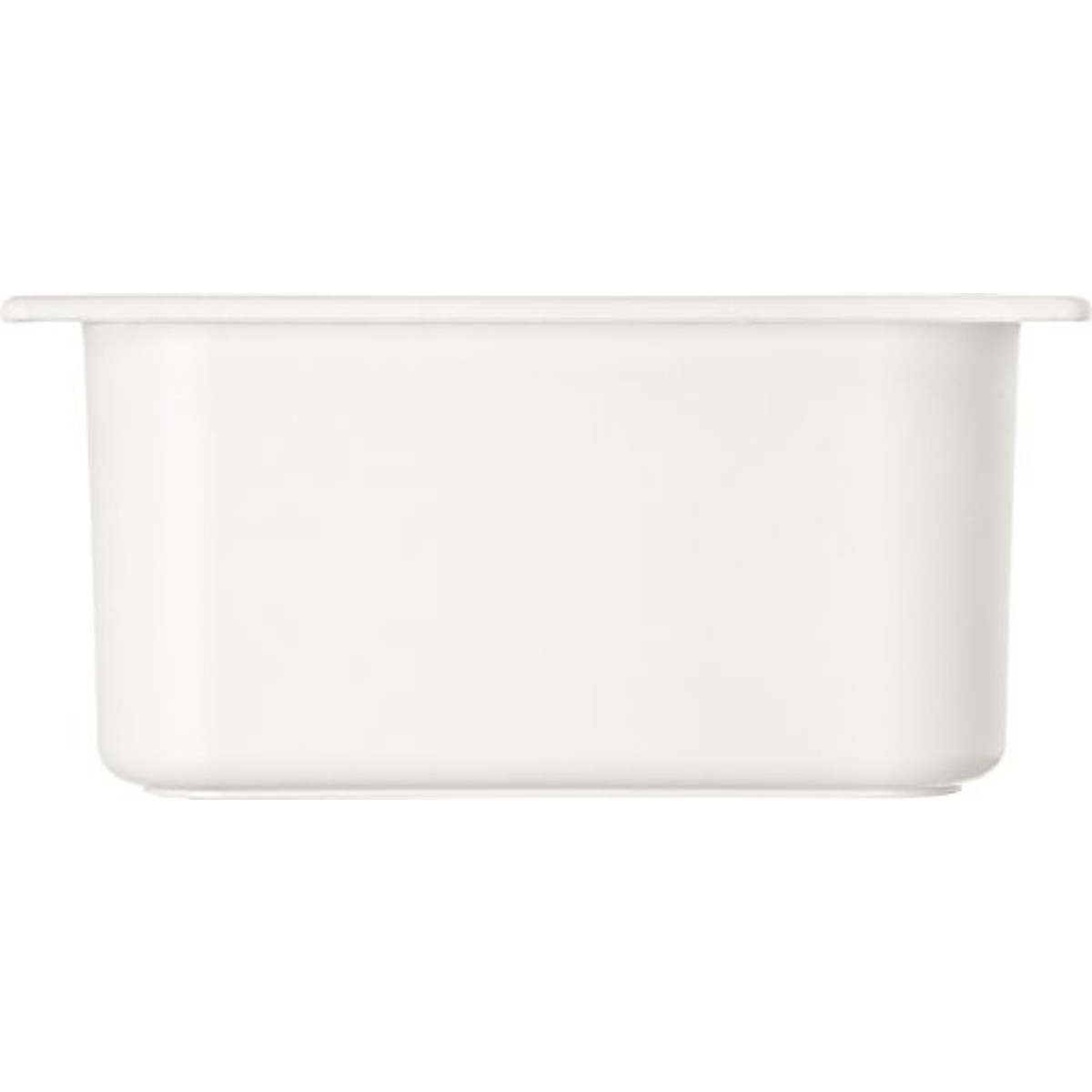 Carlisle FoodService Products CM110102 Coldmaster ABS Standard Half-Size Food Pan, 6 quart Capacity, 12.73" x 10.36" x 5.59", White