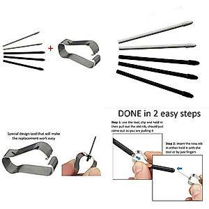 2PCS Galaxy Note 8 Pen, Stylus Touch S Pen Replacement for Galaxy Note 8 N950U N950W N950FD N950F Tips/Nibs+Eject Pin (Blue)