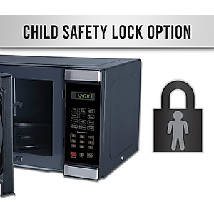 Farberware FMO11AHTBKM Countertop Microwave Oven, Black