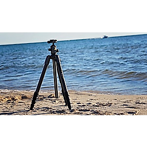 Vanguard VEO 2 235CB Carbon Fiber Travel Tripod with VEO 2 BH-50 Ball Head for Sony, Nikon, Canon, Fujifilm Mirrorless, Compact System Camera (CSC), DSLR