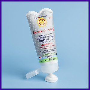California Baby Super Sensitive Unscented Diaper Rash Cream | Zinc Oxide Ointment | 100% Bio-Based | Fragrance Free | Hypoallergenic | Soothing Diaper Rash Cream For Baby | 82 g / 2.9 oz