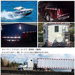 Reflective Tape Conspicuity Stickers for Trailer, Container Rim, Truck Reflectors, Length 150ft, DOT C2 Certified, R6"XW6", Weatherproof, Strong Adhesive High Intensity Escort for Safety