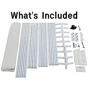 10'X20' Upgraded Heavy Duty Carport Canopy for Car, Outdoor Garage Boat Shelter w/6 Steel Legs and 3 Reinforced Steel Cables, Waterproof Tear-Proof and Anti-UV Panels Sunshine for Party, Wedding