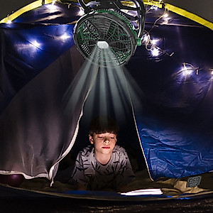 Desk Fan - 13 Inch Air Circulator Fan Turbo Fan High Velocity Vortex Fan Small Fan Wall Mountable 5 Speed Settings 360° Adjustable