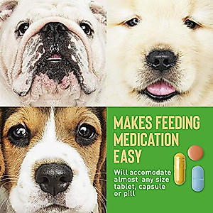 Presidio Pill Buddy Naturals - All Natural Ingredients - PB & Apple Recipe Pill Hiding Treats for Dogs - Make A Perfect Pill Concealing Pocket Or Pouch for Any Size Medication - 30 Servings