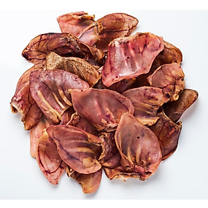 100% Natural Pig Ears for Dogs - A Pack of Dog Treat Bulk Pig Ear Dog Treats, Great for Teeth and Gums! Perfect for Tasty Pet Snacks and Keeping Your Furry Friend Happy and Healthy - 100 count