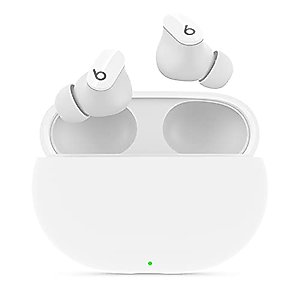 DamonLight Case for Beats Studio Buds, Sillicone Cover Shockproof Drop Proof Bud Case (White)
