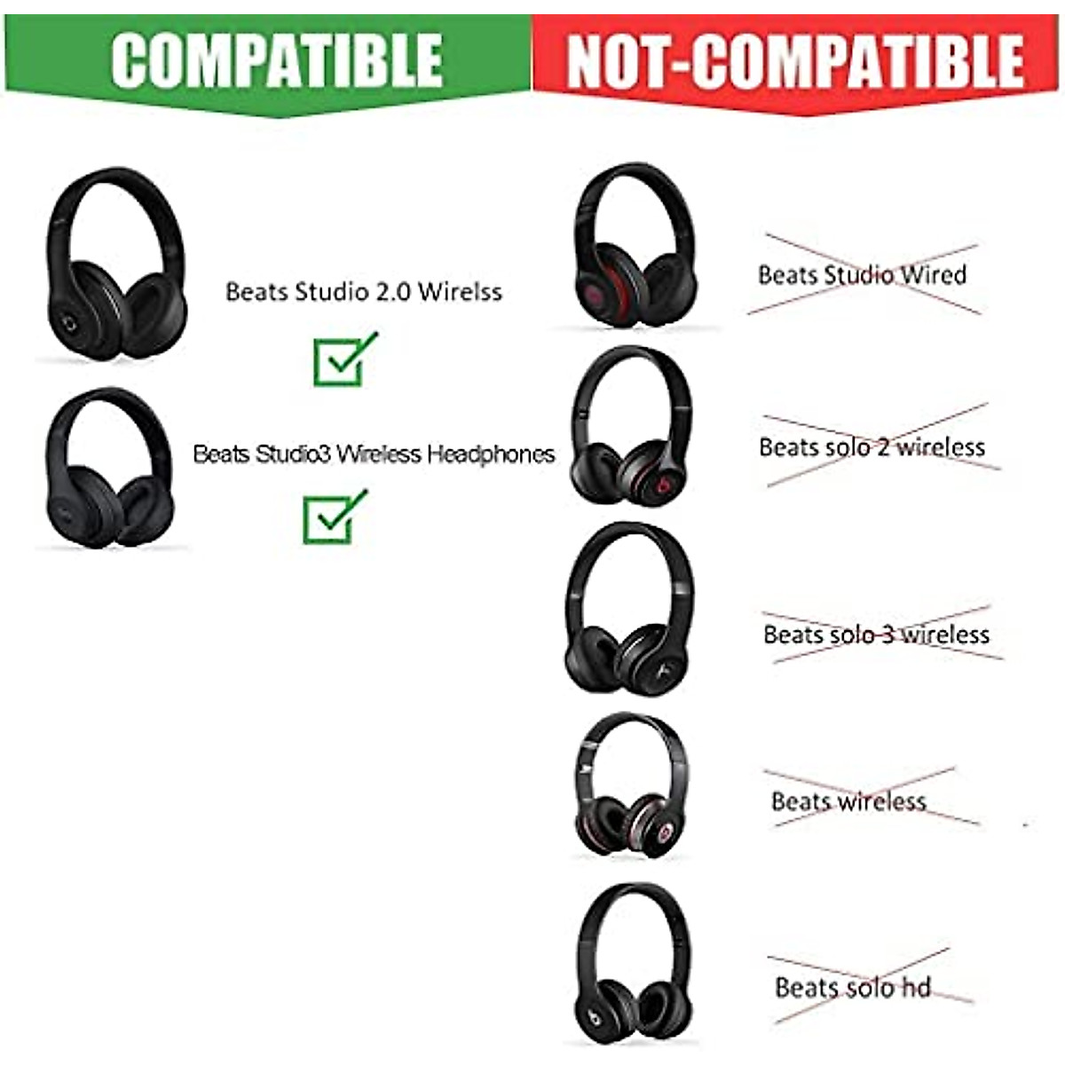 Knomix Top Headband Parts Accessories Replacement for Studio 3.0 Wired Wireless (Shadow Grey)