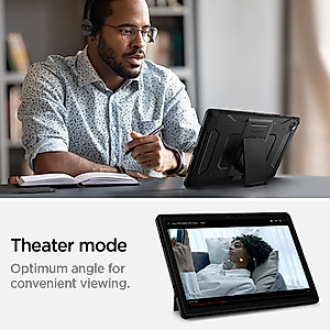 Spigen Tough Armor Pro Designed for Galaxy Tab A8 10.5 Inch Case (2022) - Black