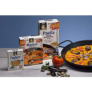Castevia 24-Inch Polished Steel Paella Pan, 60cm / 20 Servings