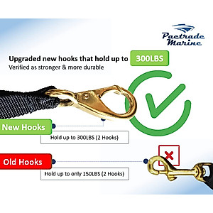 Pactrade Marine Adjustable Straps Black Gray Padded Deluxe Kayak Seat Detachable Storage Back Backpack Bag Canoe Backrest Support Cushion Sit On Top Fishing Brass Clips Canoeing Kayaking Rafting (1)