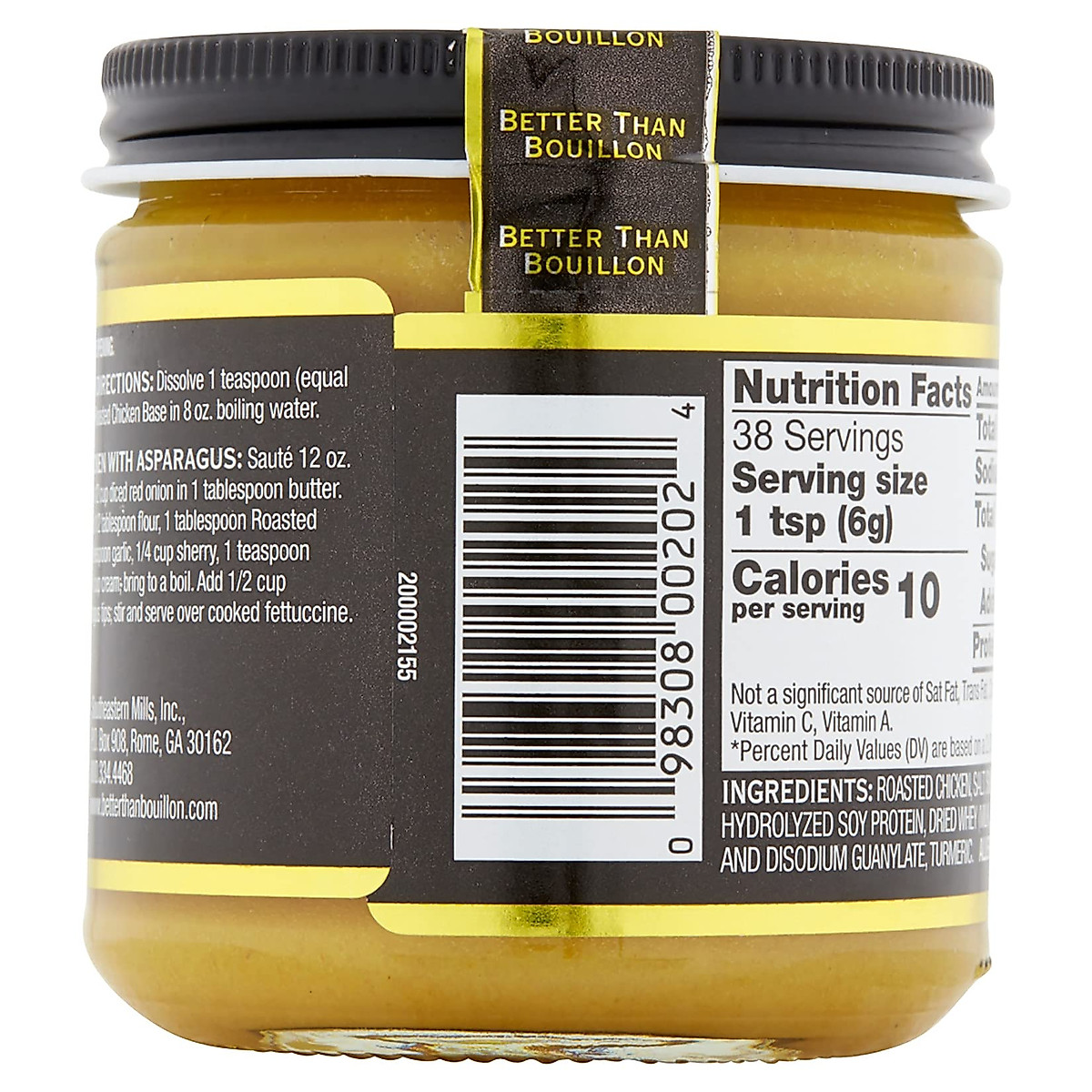 Better than Bouillon Premium Roasted Beef and Roasted Chicken Base, 8 oz Jars (Pack of 2)