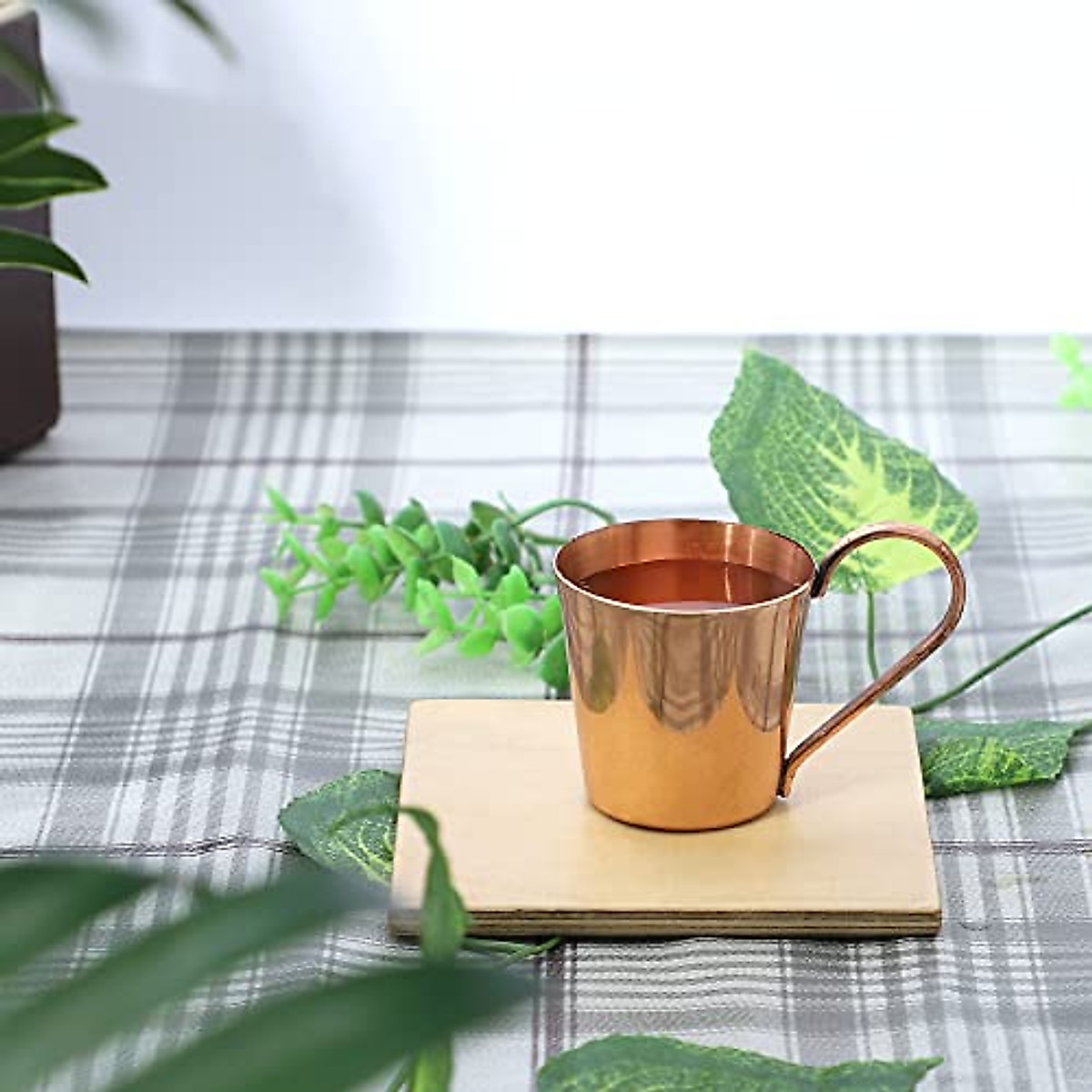 BUDDHA4ALL CHASING PASSION Copper 1/2 Gill Royal Navy Rum Mug Tot Measure (4)