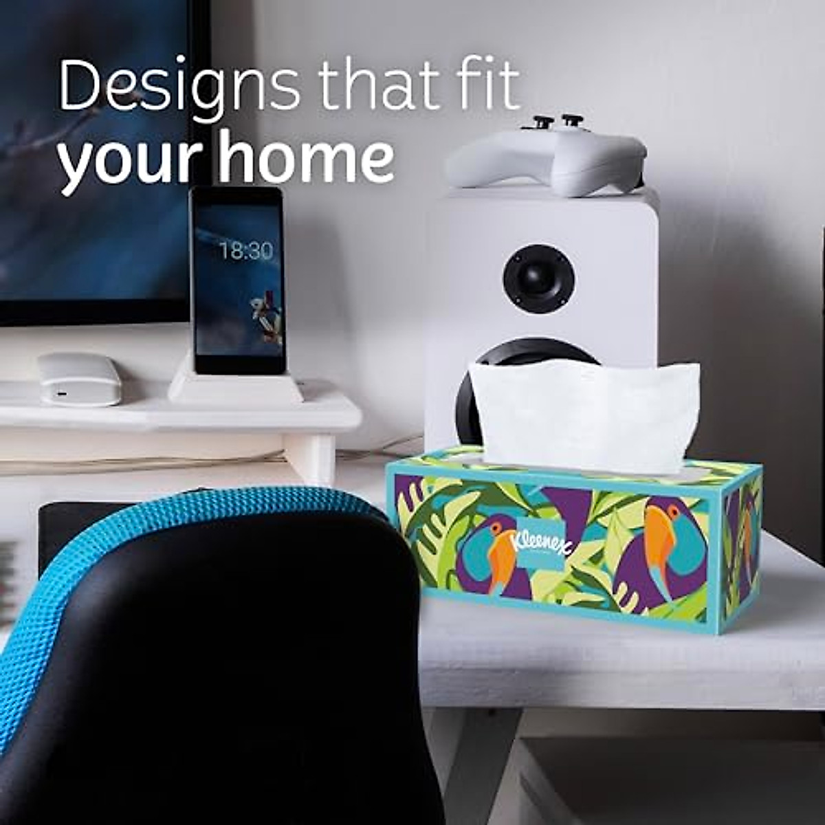 Kleenex Ultra Soft Facial, 3 Flat Boxes, 120 per Box, 3-Ply (360 Total), Packaging May Vary