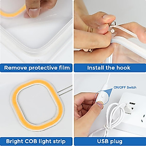 Open Signs for Business, COB Chip LED Neon Open Sign, 16"x 9" Bright Electric Light Up Open Signs with ON/OFF Switch for Bars, Stores, Coffee Shop, Hotel, Window, Outdoor etc.