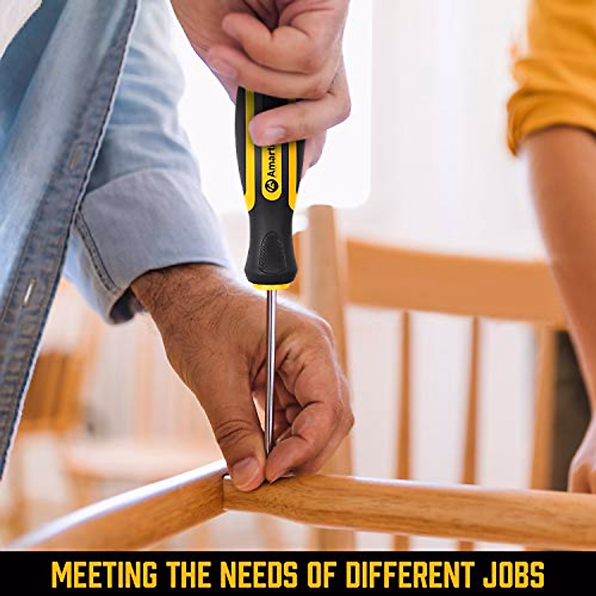 Amartisan 6-Piece Magnetic Torx Screwdrivers Set, Security Tamper Proof, Magnetic Torx Driver Star Screwdrivers Set T10 - T30 Best Choice (Torx Screwdrivers)