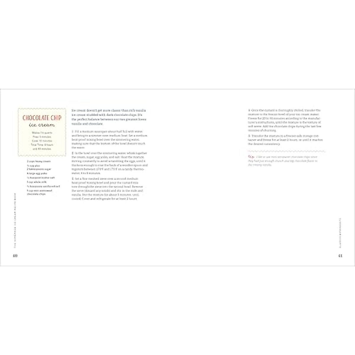 The Homemade Ice Cream Recipe Book: Old-Fashioned All-American Treats for Your Ice Cream Maker