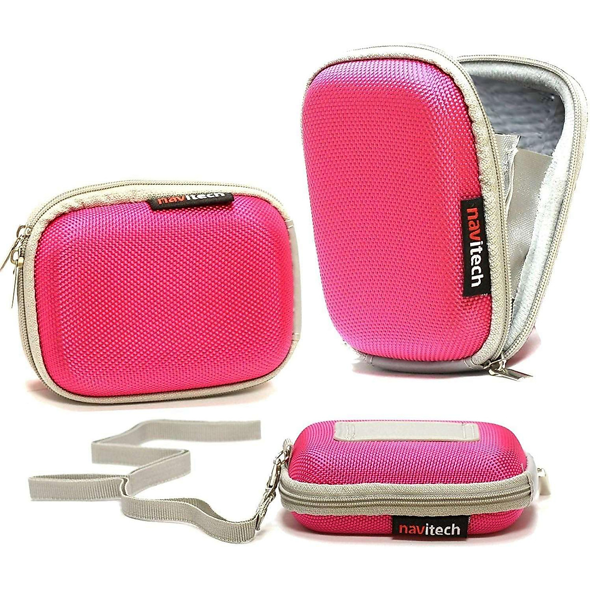 Navitech Pink Shockproof Camera Case Compatible with COZPUZHAT Mini Kids Camera