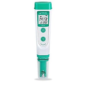 Apera Instruments Value Series EC20 Conductivity (EC) Pocket Tester Kit, ±1% F.S Accuracy in 0 to 20 mS/cm, BPB Sensor