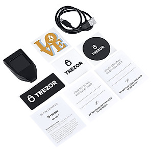 Trezor Model T - Crypto Hardware Wallet with LCD Touchscreen, Protecting Bitcoin & 1000's of Coins with Maximum Security