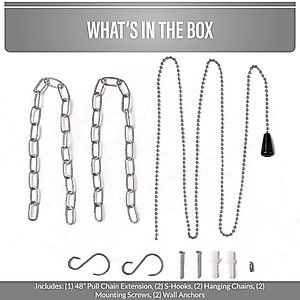 Newhouse Lighting 2FT LED Shop Light, 25W (100W Equivalent), 2200 Lumens, 4000K Linkable Garage Lighting, Utility LED Ceiling Lights, Chain or Flush Mount, 4-Pack