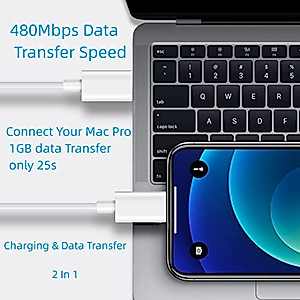 ONGAHON Designed for USB C to Lightning Cable 6Ft 3 Pack PD 20W Long Fast Charing iPhone ChargerCord Compatible with Apple iPhone 14 13 12 11 Pro Mini iPhone 8 8 Plus X XS Max XR iPad (6FT 3Pack)