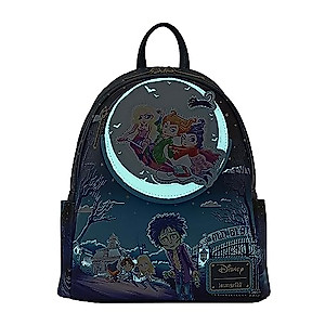 Loungefly Hocus Pocus Poster Glow Double Strap Shoulder Bag