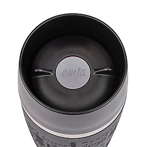 Emsa Vacuum mug "Travel Mug" 12.2 fl .oz. in black, Black