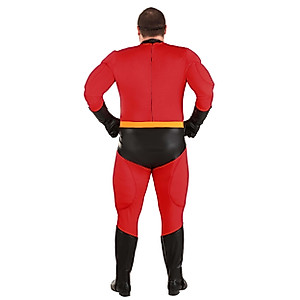 Fun Costumes Disney Pixar The Incredibles Mr. Incredible Plus Size, Red Superhero Suit for Halloween or Cosplay Dress-Up 3X