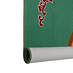 Sanvo Universal Mahjong/Paigow/Poker/Dominos/Game Table Cover,Slip Resistant Mat(Green) 31.5" x 31.5"(80cm x 80cm)