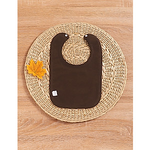 Menglang Thanksgiving Baby Bibs, My First Thanksgiving Baby Bibs, Unisex 1 Pack Drool Bibs, for Teething and Drooling, Feeding (Turkey Boy)