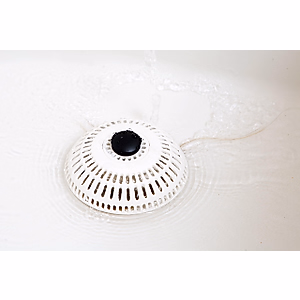 ShowerShroom Stealth Shower Hair Drain Catcher - Hair Stopper for Shower Drain, Bathtub, and Bathroom Sink, Will Not Impede Water Flow, Bathtub Hair Catcher for Drain with No Installation Required